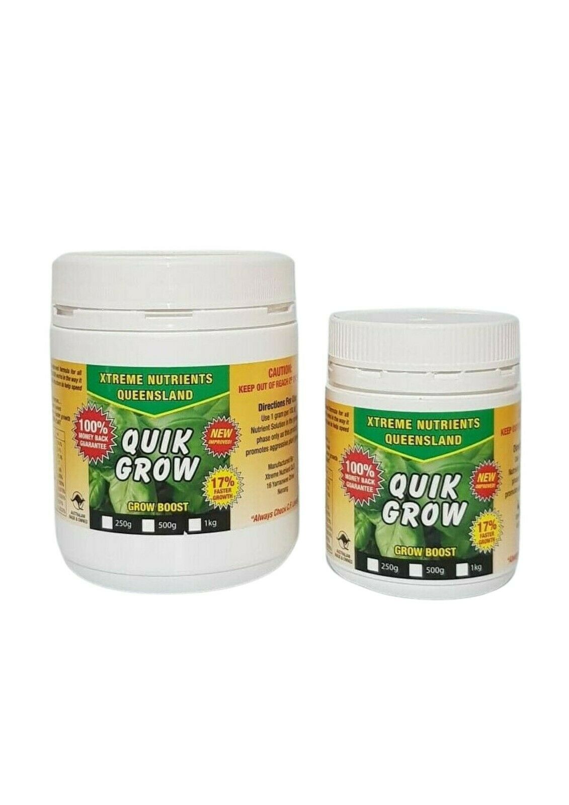 Quick Grow Xtreme Nutrients Qld / 250g / 500g / Grow Booster ...