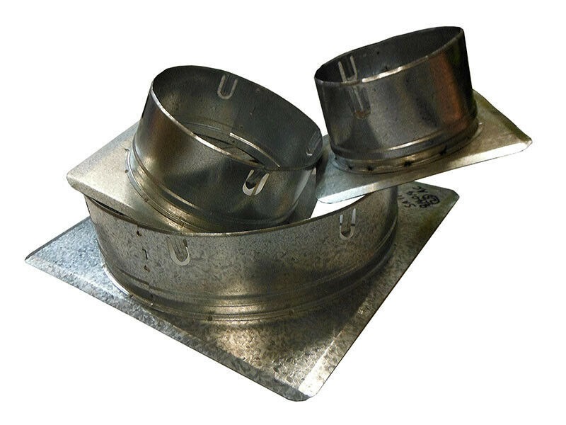 SQUARE DUCT TO WALL CONNECTOR JOINER 150MM 200MM 250MM - HYDROPONIC